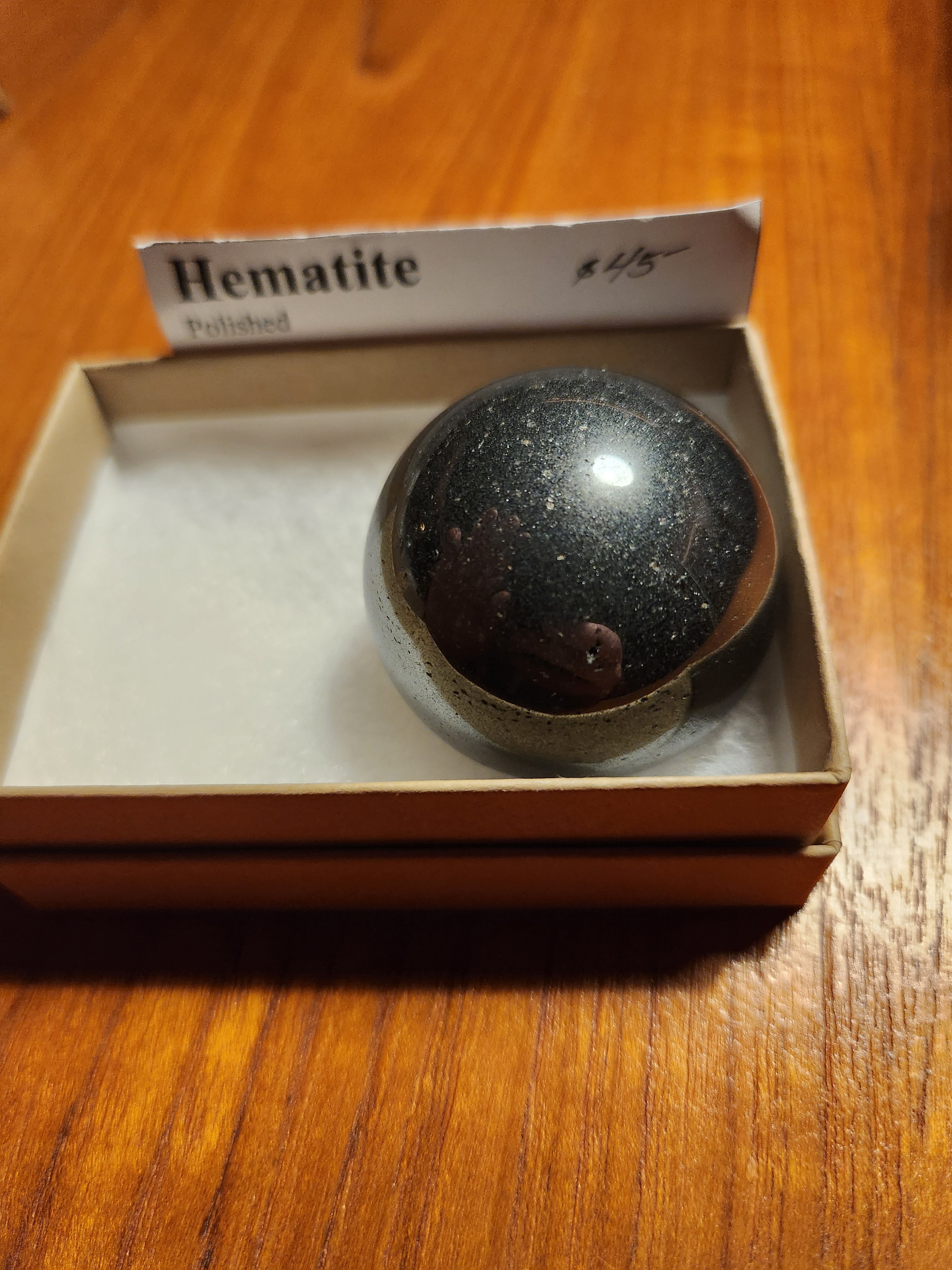 Hematite Sphere – Lost Lakes Treasure Chest