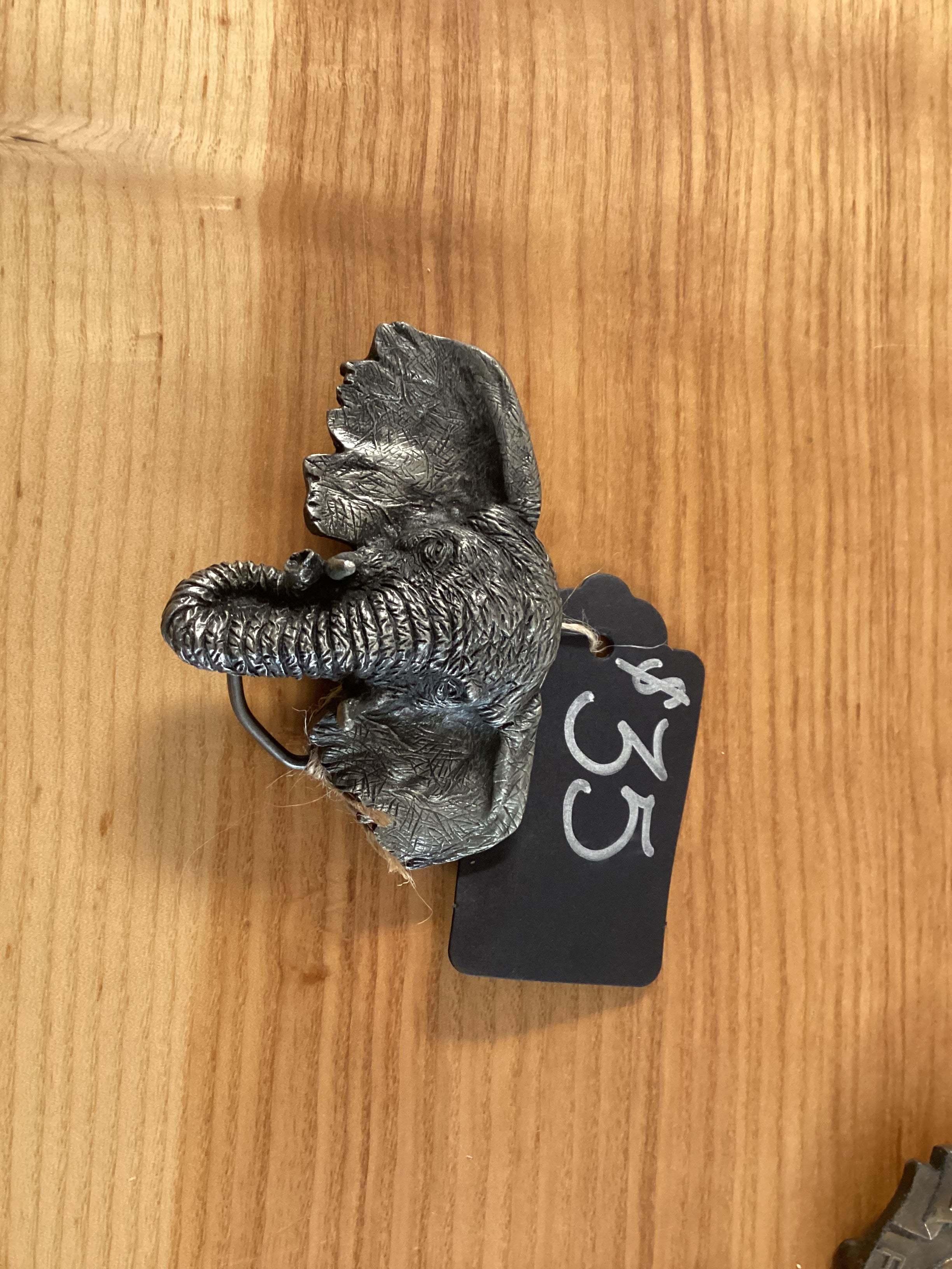 Elephant belt buckle – Lost Lakes Treasure Chest